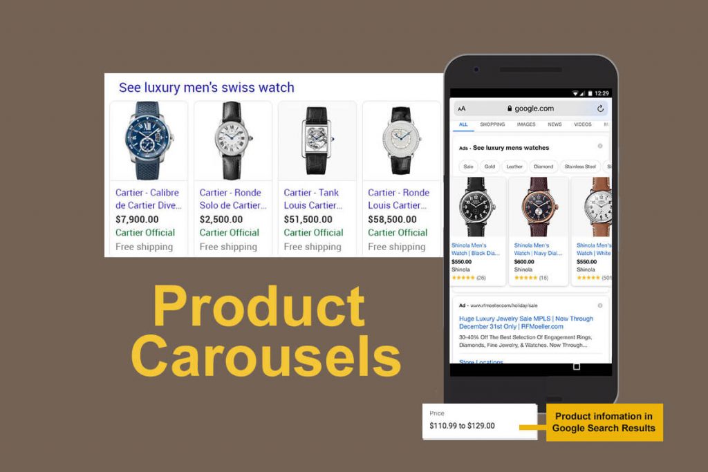 How to Get Added to Product Carousel Search Results
